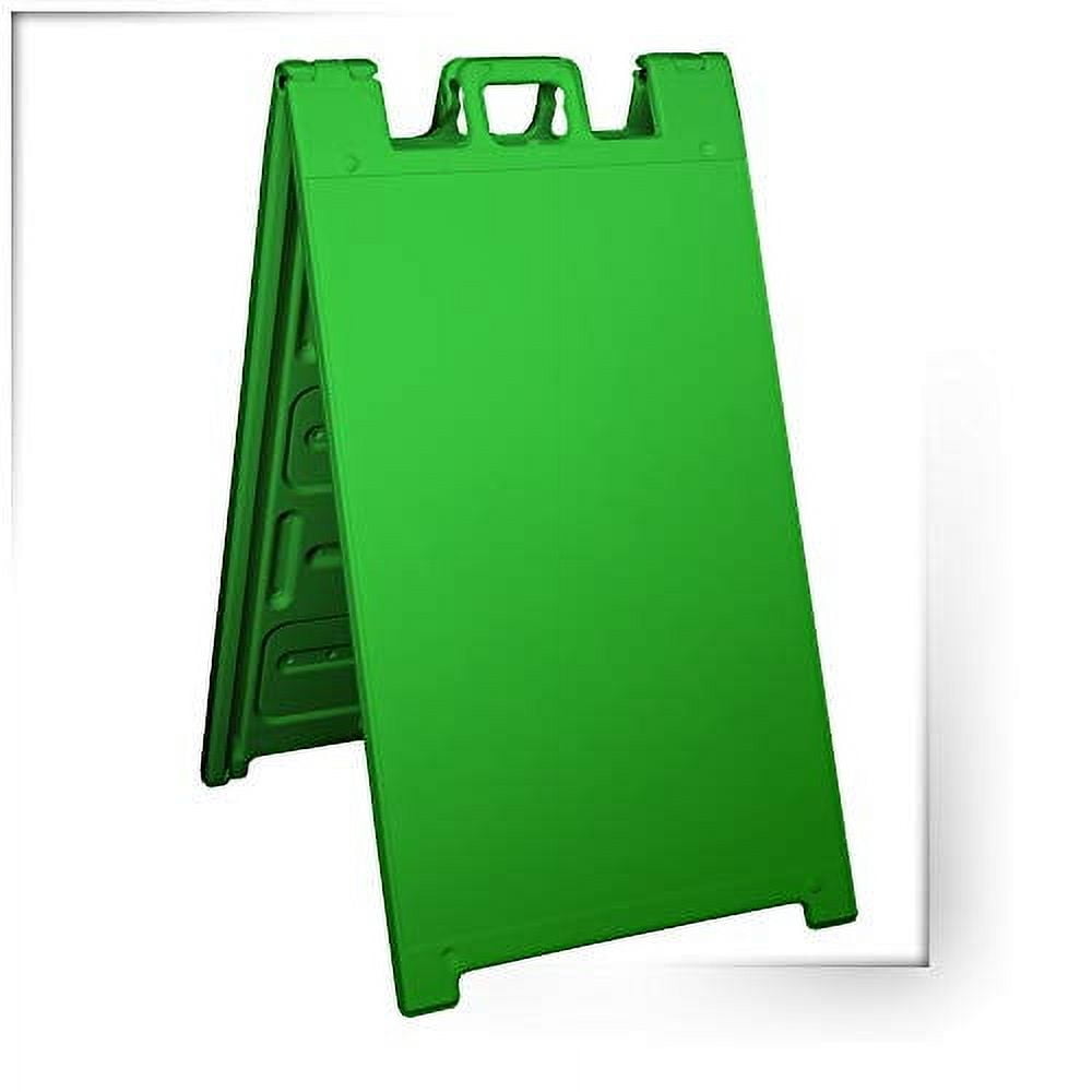 Plasticade Signicade Curb Sign/A-Frame 24x36" Color:Green - Walmart.com