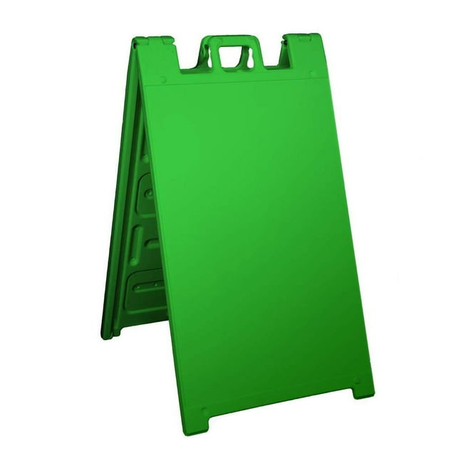 Plasticade Signicade Portable Folding Sidewalk Double Sided Sign Stand ...