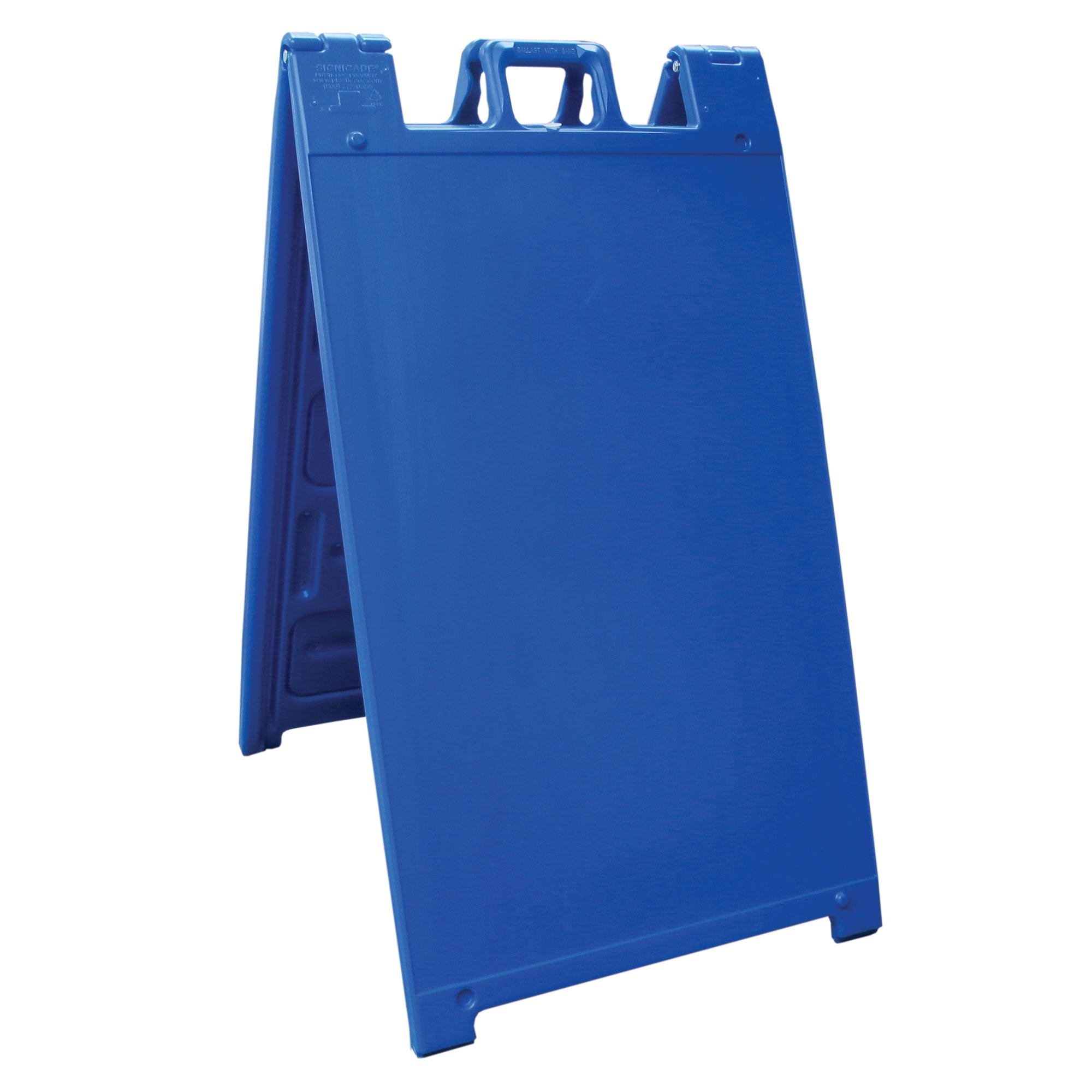 Plasticade Signicade Portable Folding Sidewalk Double Sided Sign Stand ...