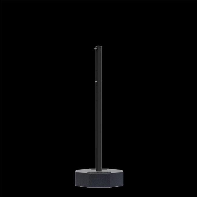 Plasticade by UVP UV800RB60-60BKPK Plasticade Mobile Parking Lot Post ...