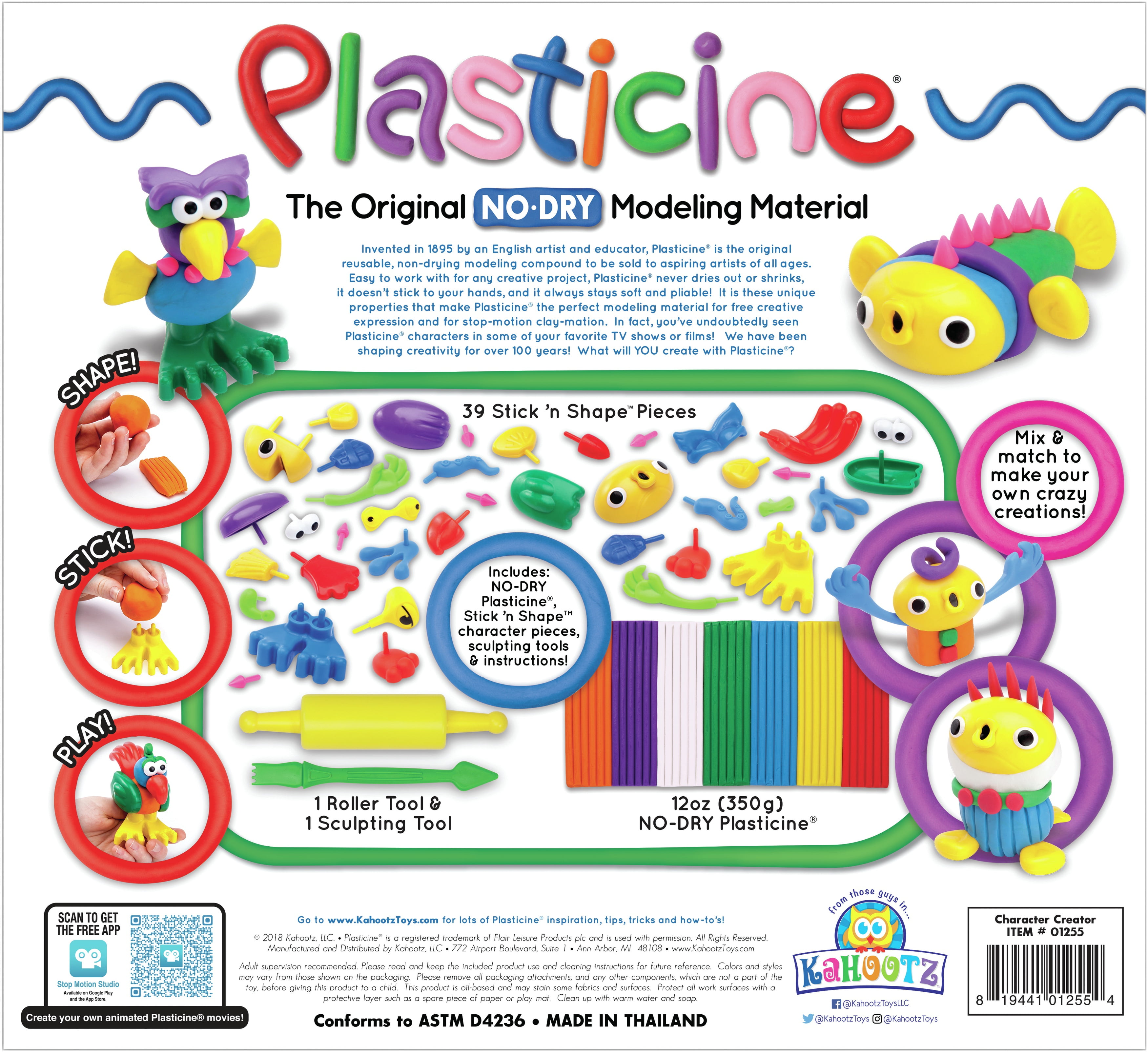 Plasticine Character Creations Kit- - Walmart.com