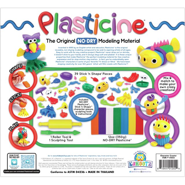 Plasticine Character Creations Kit- - Walmart.com