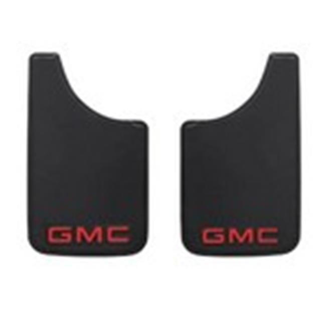 Plasticolor 000493R01 9 x 15 in. Gmc Logo Rear Truck Mud Guards ...