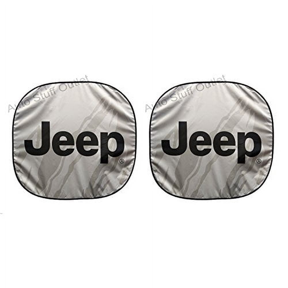 Plasticolor 003787R01 Jeep Logo Car Truck SUV 2 Piece Front Windshield ...