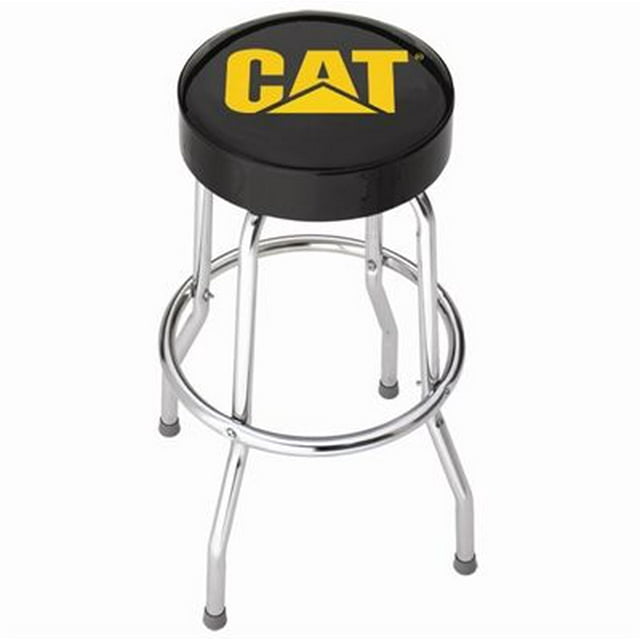 Plasticolor Caterpillar Non-Swivel Garage Stool with Foam Padding and ...