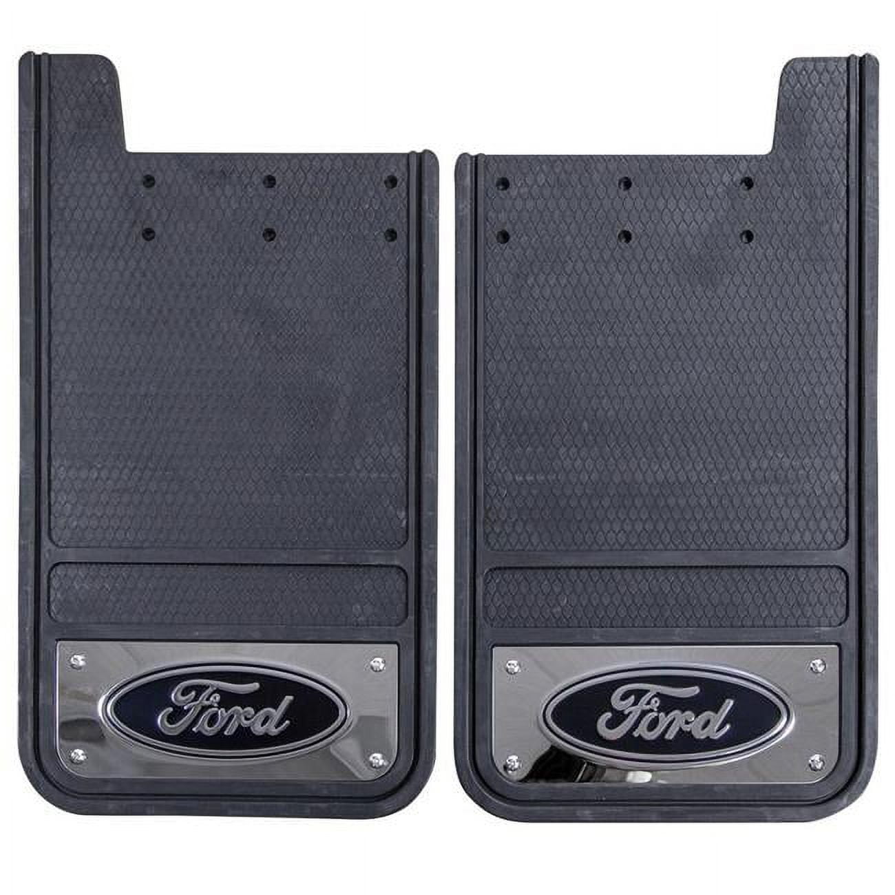 Plasticolor 12 x 23 in. Heavy Duty Rear Mud Guards for Ford - Walmart.com