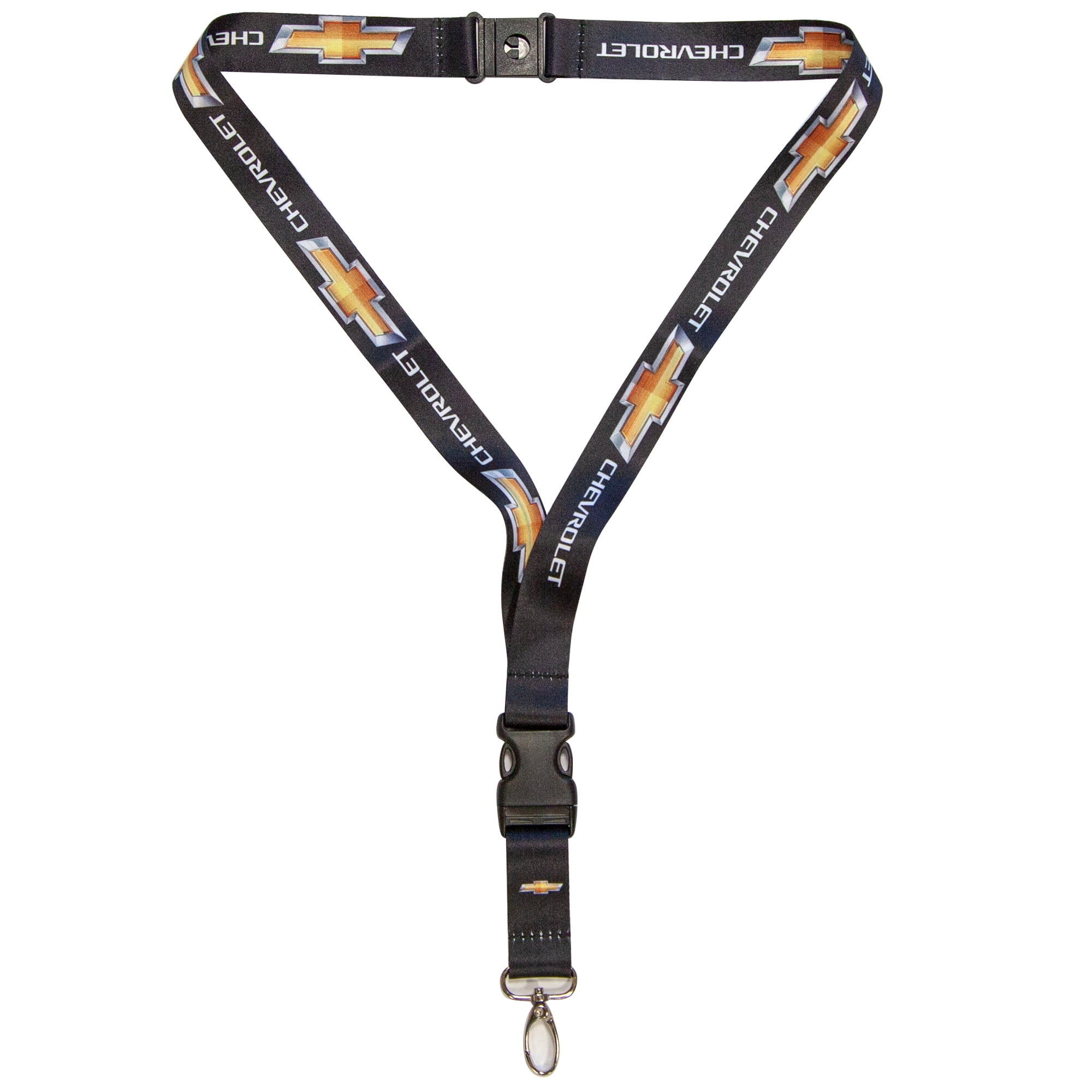 Plasticolor Chevy Bowtie Logo Automotive Lanyard, Black & Gold, 1 Piece ...