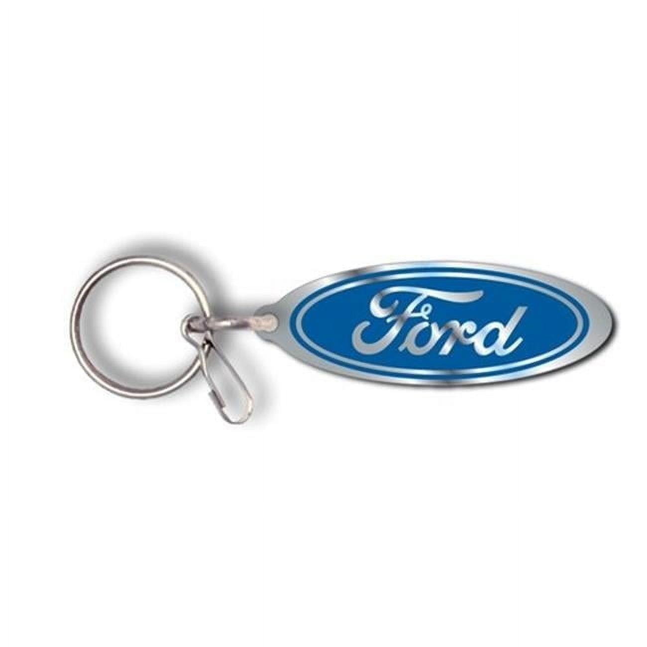 Plasticolor Ford Logo Enamel Automotive Key Chain, Blue & Silver, 1 ...