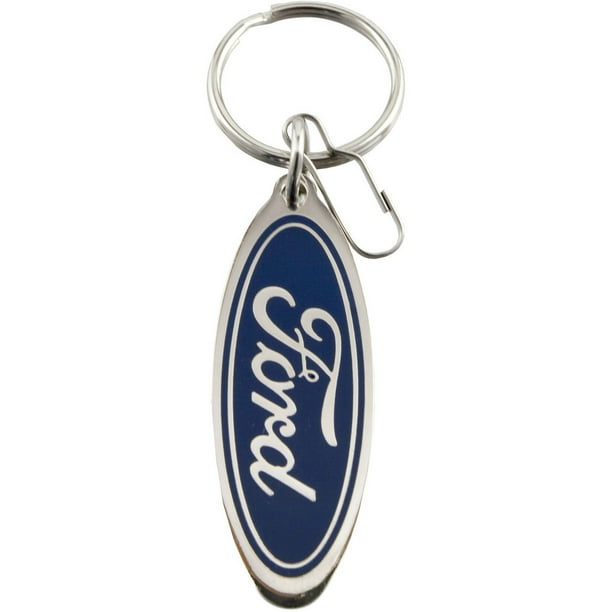 Plasticolor Ford Logo Enamel Automotive Key Chain, Blue & Silver, 1 ...
