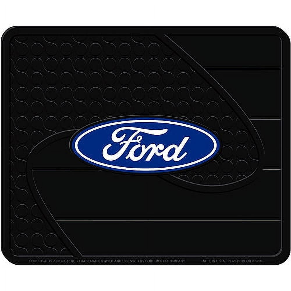 Plasticolor Ford Universal Fit Automotive Utility Mat, Vinyl, Black, 1 ...