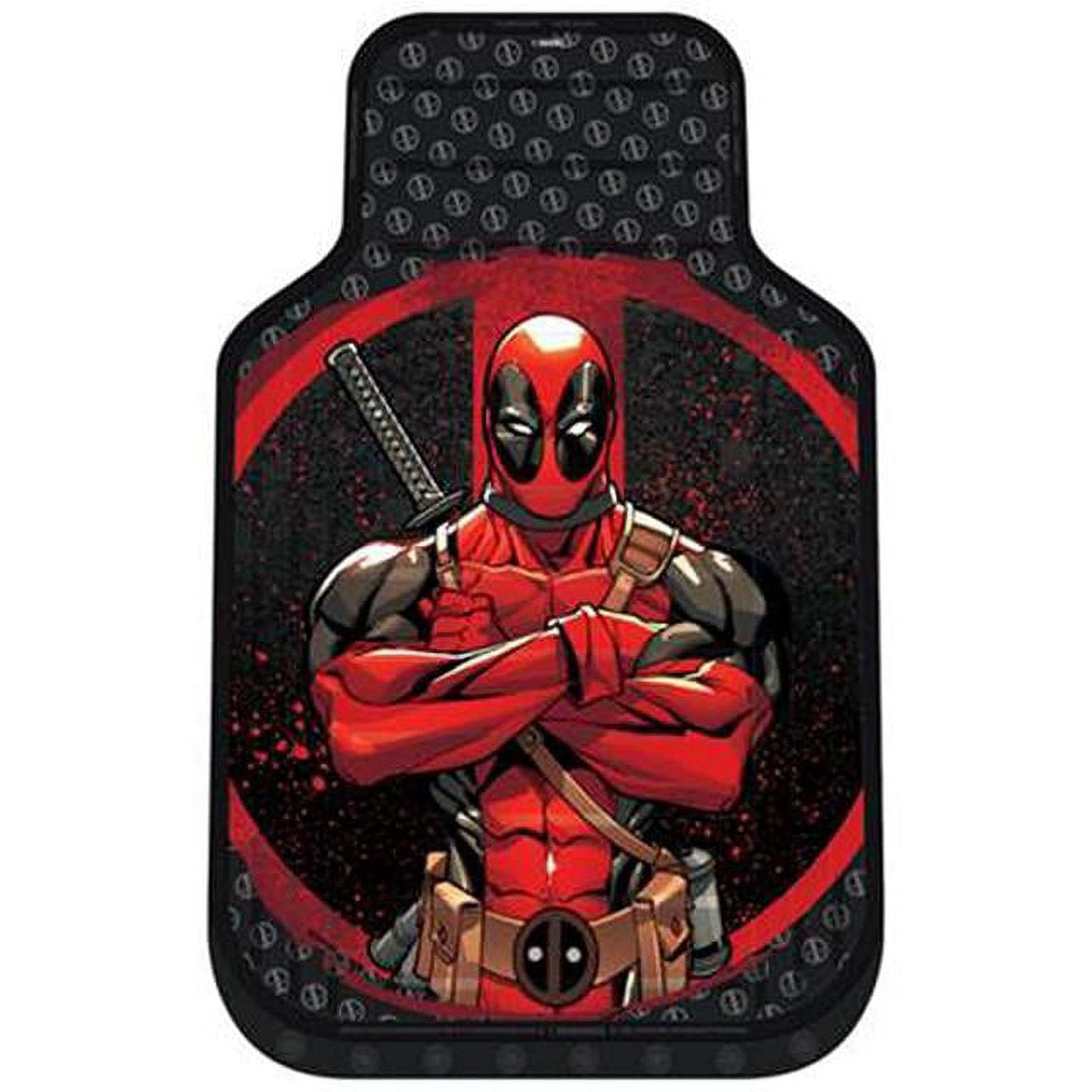 Plasticolor Marvel Deadpool Repeater Plasticlear Floor Mats (001591R01 ...