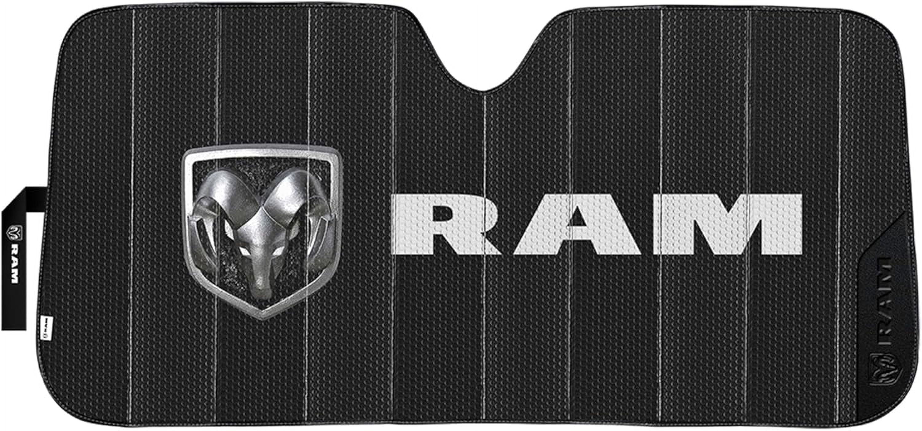 Plasticolor RAM Logo 2-Sided Automotive Windshield Accordion Sunshade ...