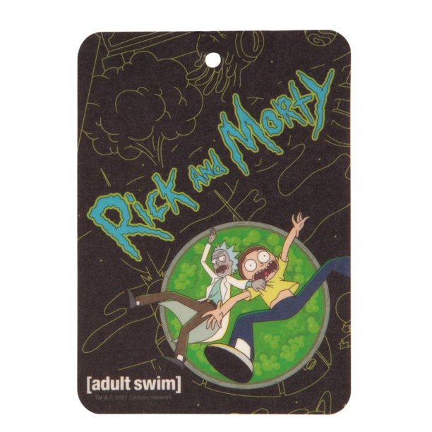 Plasticolor Rick and Morty Air Freshener: Dark Ice , Paper, 2-sided, 2 ...