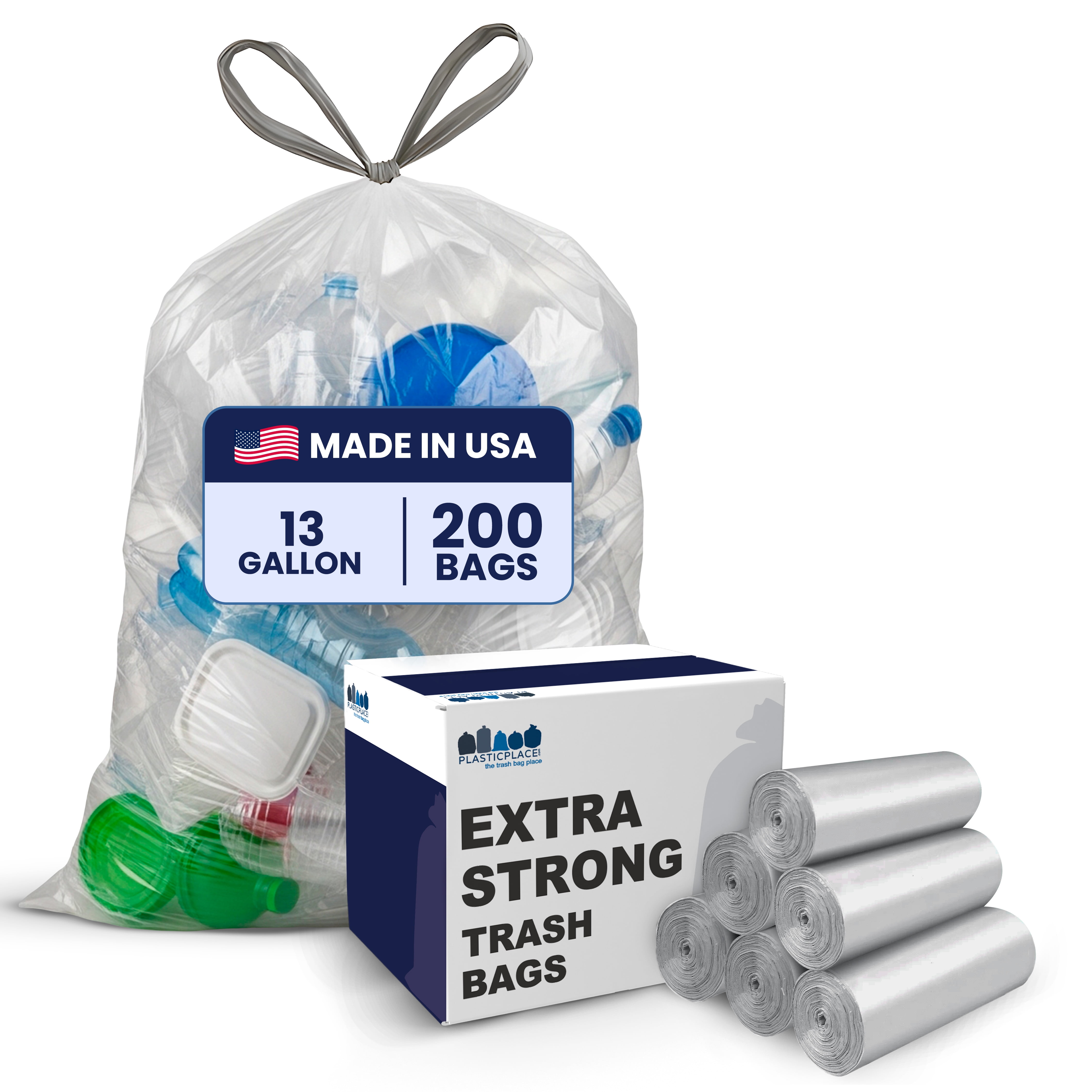 13 Gallon Trash Bags 200 Count