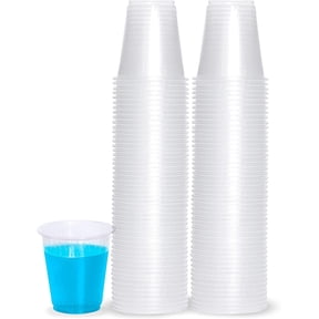 Small Plastic Cups With Lids - 25 Pack - Walmart.com