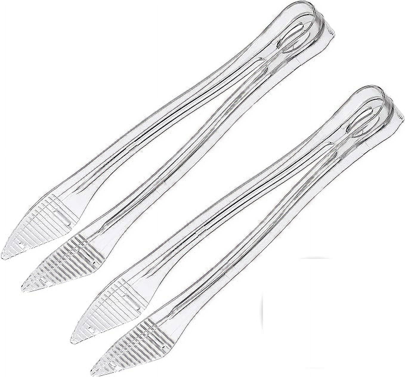 Plasticpro Disposable Plastic Serving Tongs Durable Heavy Duty Premium ...