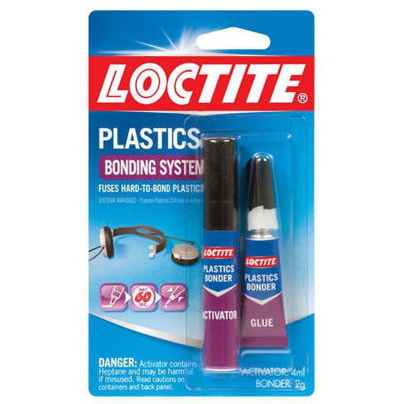 Henkel Advanced Plastic Bonder Plasticplace - Water-Resistant, Clear ...