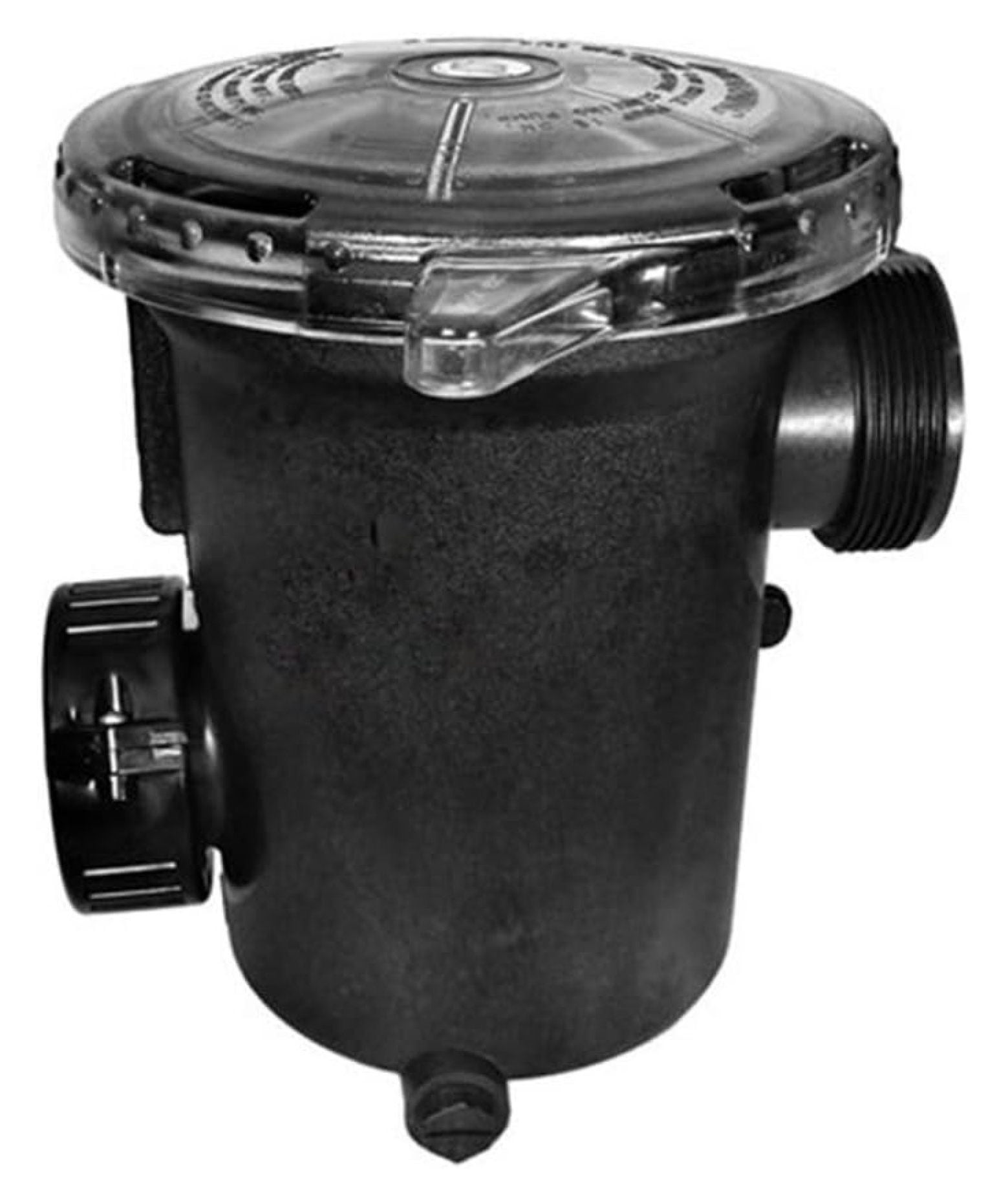 Plastics 310-6600B 6" 2" Butress x 2" Union Pump Trap with Lid Waterway ...