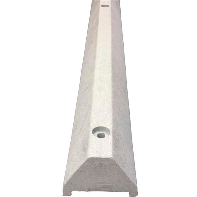 Plastics R Unique 4 ft. Ultra Parking Block with Hardware - 4 in ...