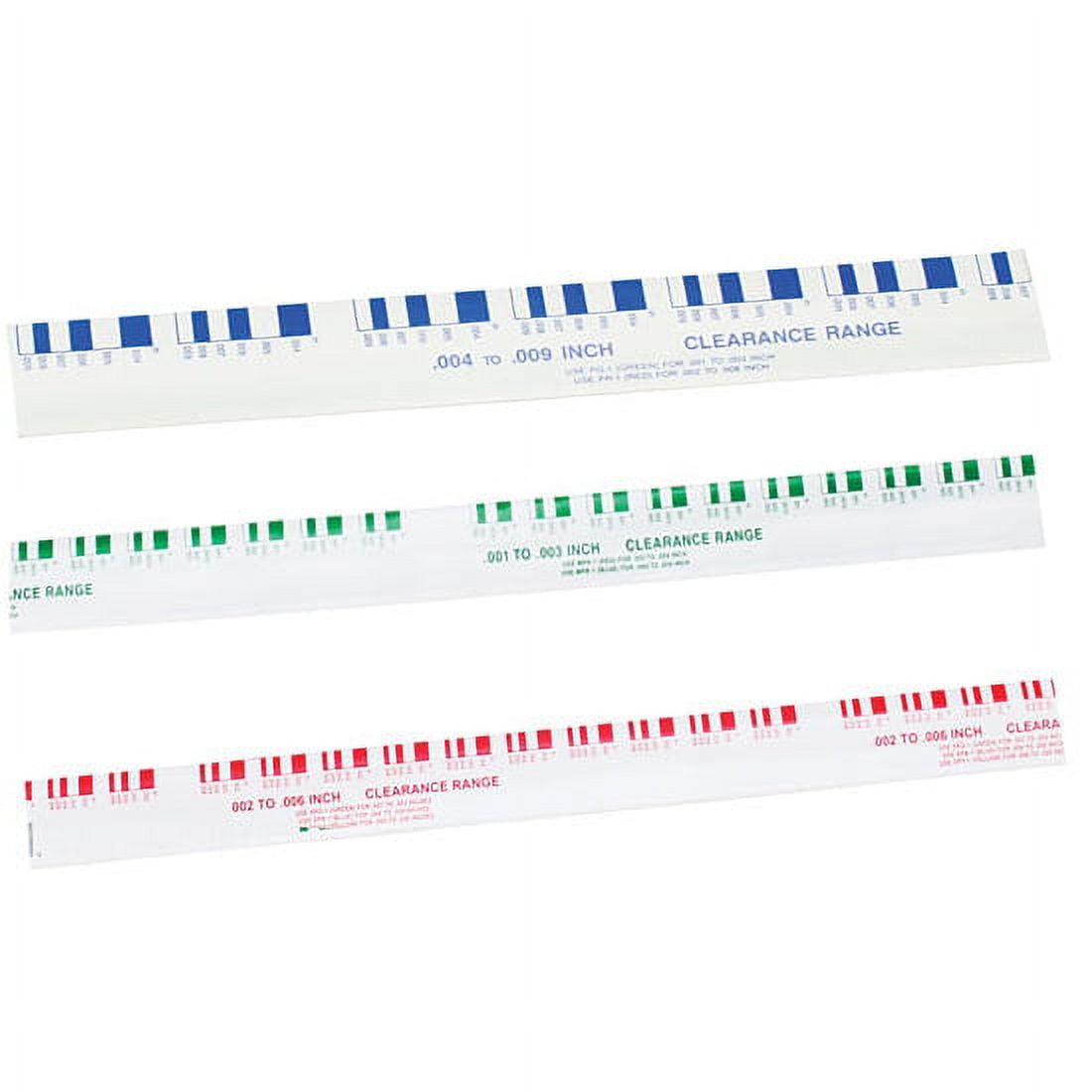 Plastigauge Kit for Bearing Clearance, Blue, Green and Red - Walmart.com