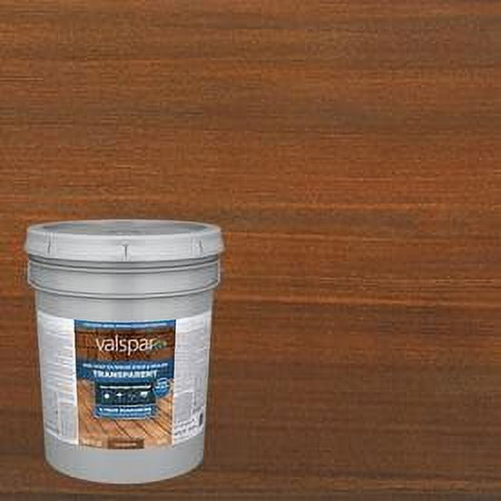 Plastik Valspar Pre-Tinted Canyon Brown Transparent Exterior Stain and ...
