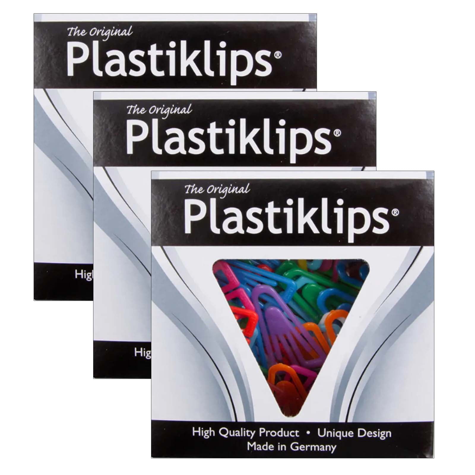 Plastiklips Paper Clips, Assorted Sizes, Assorted Colors, 315 Per Pack ...