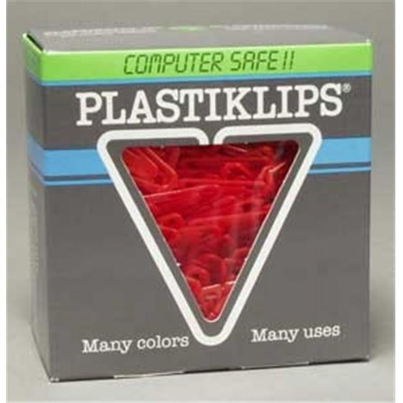 Plastiklips Paper Clips Medium Size 500 Pack RED (LP-0320) - Walmart.com