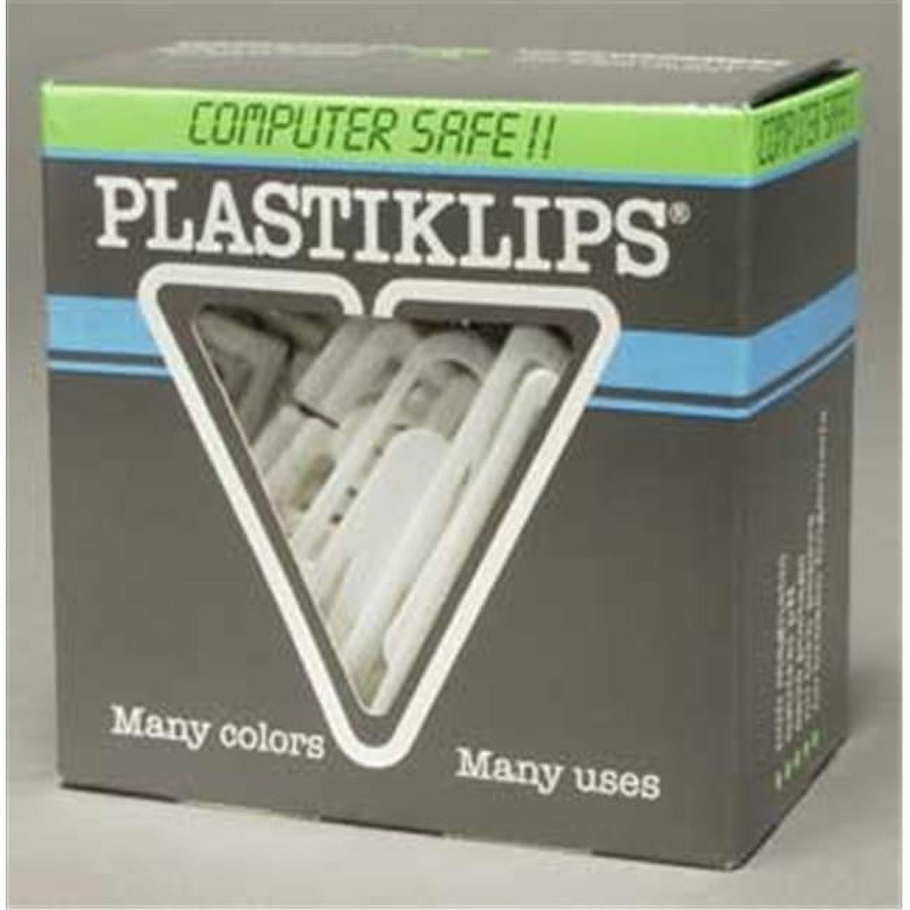 Plastiklips Paper Clips X Large Size 50 Pack WHITE (LP-1710) - Pack of ...
