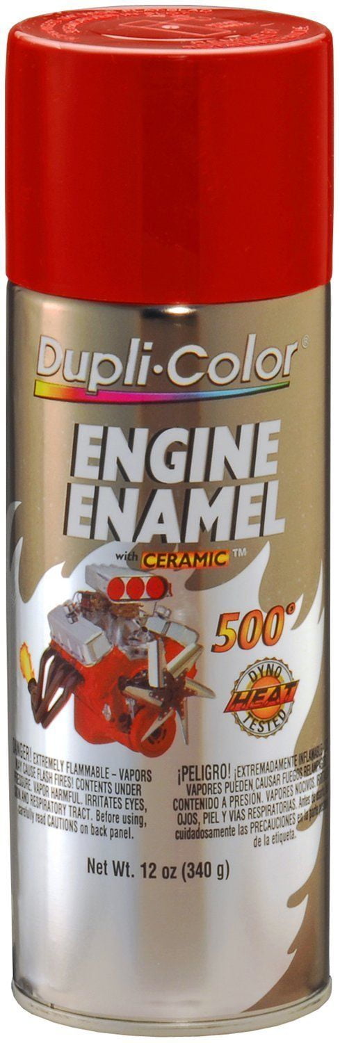 Plastikote 206 High Temp Automotive Engine Enamel Paint, Ford Red, 12 ...