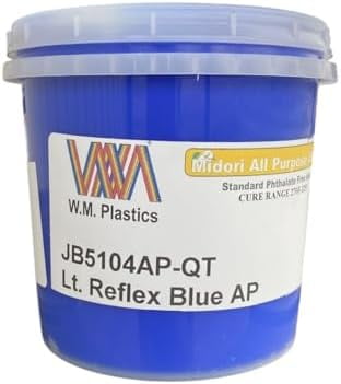 Plastisol Ink for Screen Printing-Quart (Reflex Blue)$$Art & Craft ...