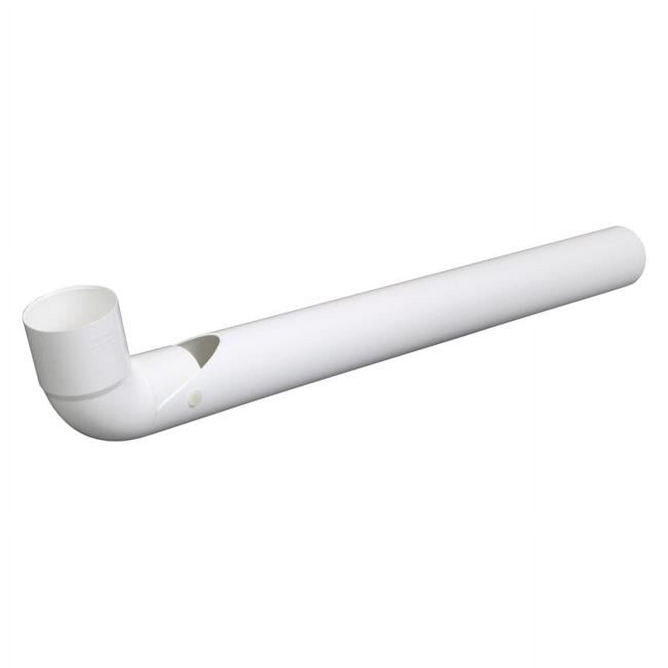 Plastmo 5005410 Classic White Vinyl Gutter Outlet - Walmart.com