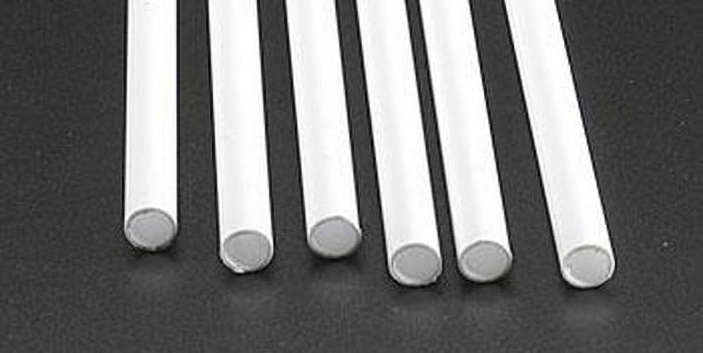 Plastruct 90607 5/16" x 15" Styrene Molded Round Tubes (Pack of 6 ...