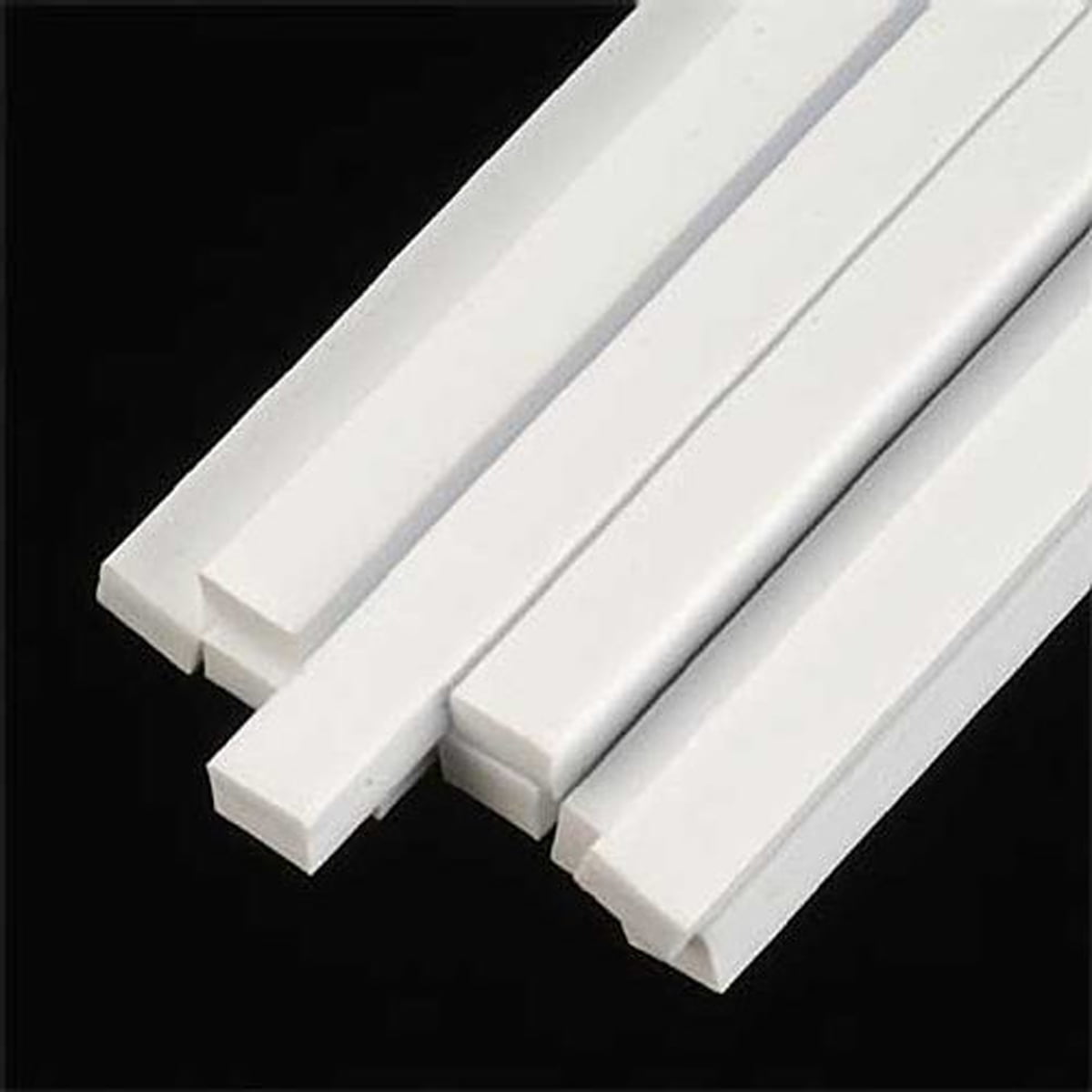 Plastruct Plastic Strip - Pkg of 10, 0.125" H × 0.187" W × 10" L ...