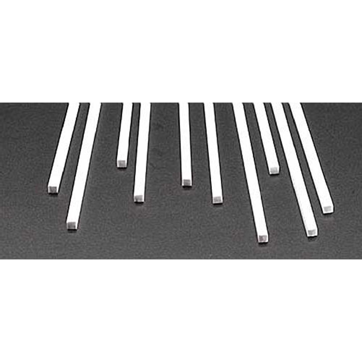 Plastruct MS-125 Square Rod.125 10 PLS90780 Plastic Building Supplies ...