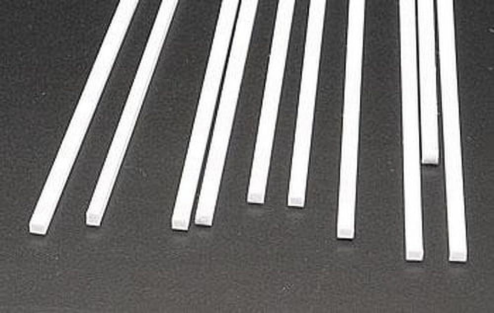 Plastruct Plastic Strip - Pkg of 10, 0.1'' H 0.125'' W 10'' L - Walmart.com