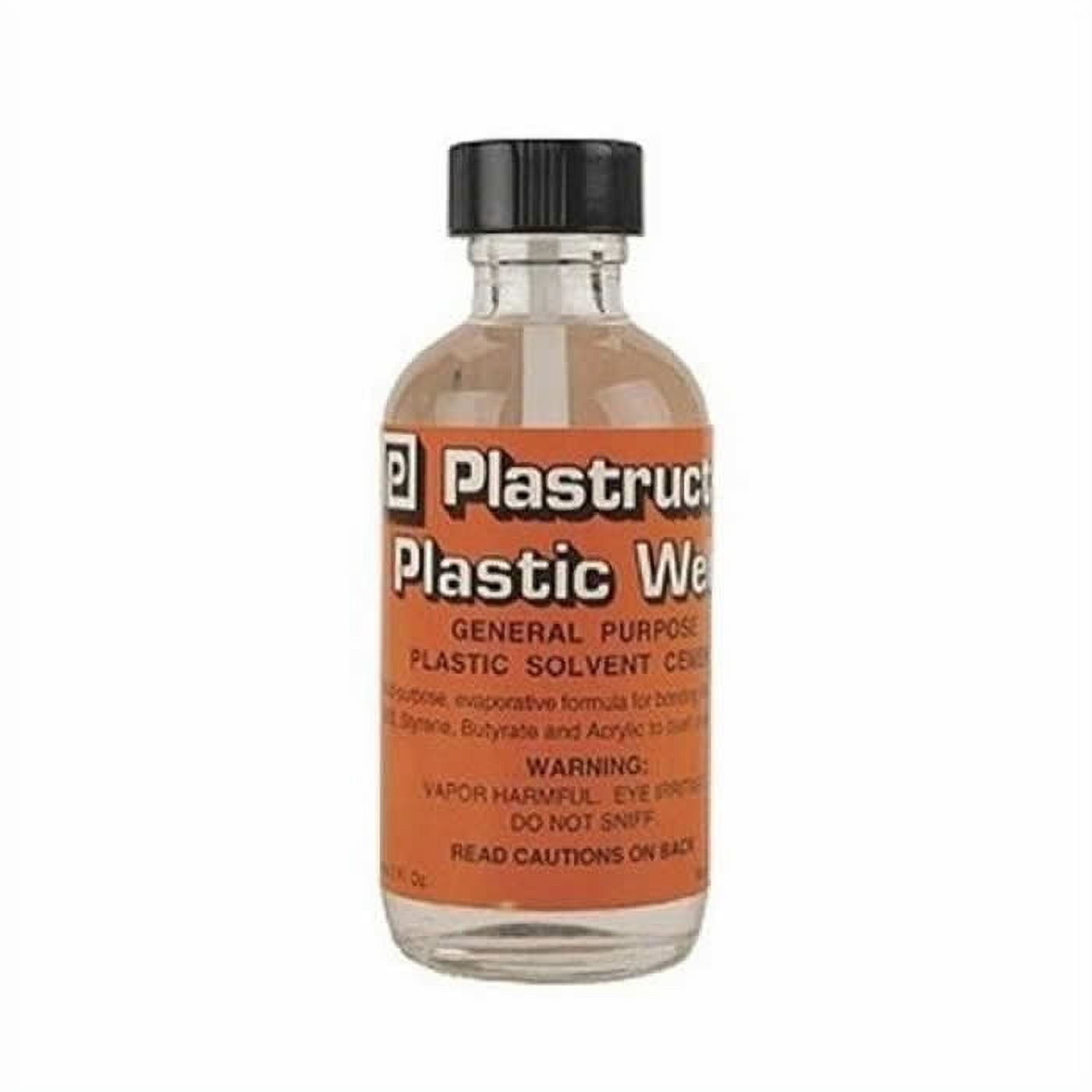 Plastruct 2oz Plastic Weld with Applicator, Bonds ABS to Plastics ...