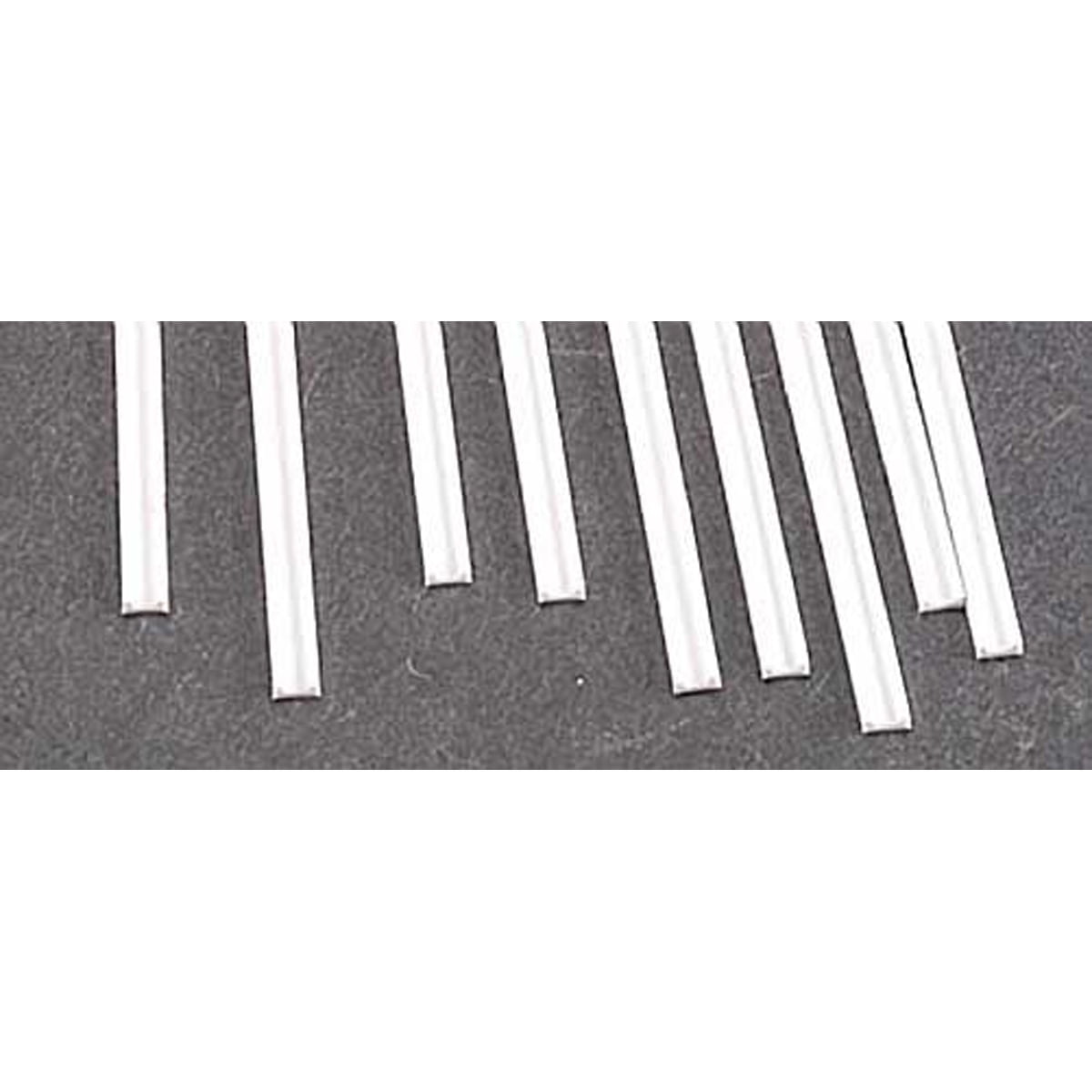 Plastruct Styrene Structural Channels - Pkg of 10, 3/32" H x 1/25" W x ...