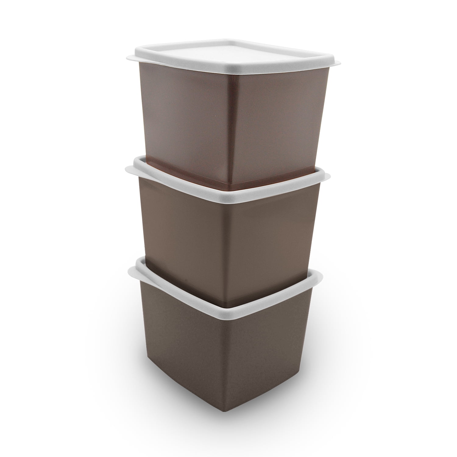 Plasvale - Food Storage Plastic Containers Set of Biovita Colorful Line ...