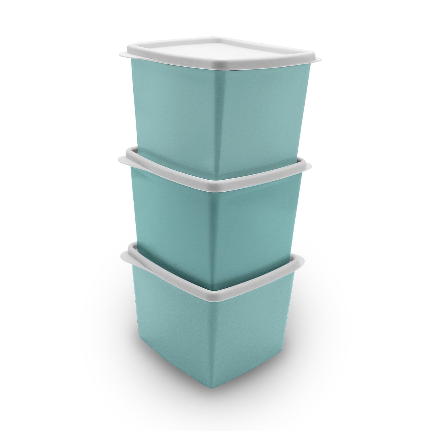 Plasvale - Food Storage Plastic Containers Set of Biovita Colorful Line ...