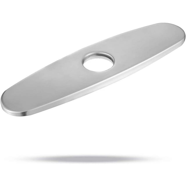 Plate, Brushed Nickel Faucet Hole Cover Stainless Steel deck plate for ...