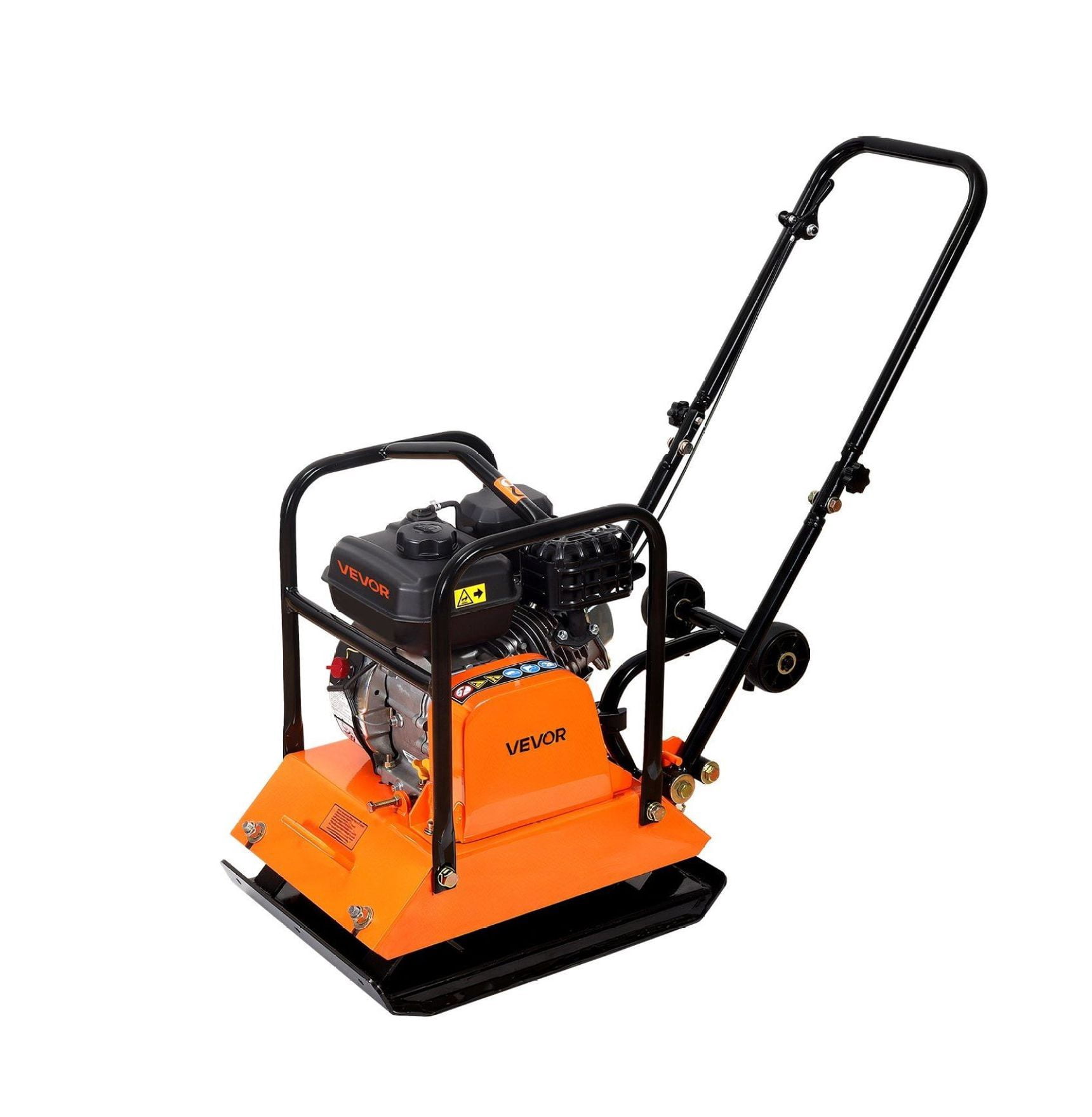 Plate Compactor 196CC Gas, 5700 VPM Ground Rammer, 4047lbs Force ...