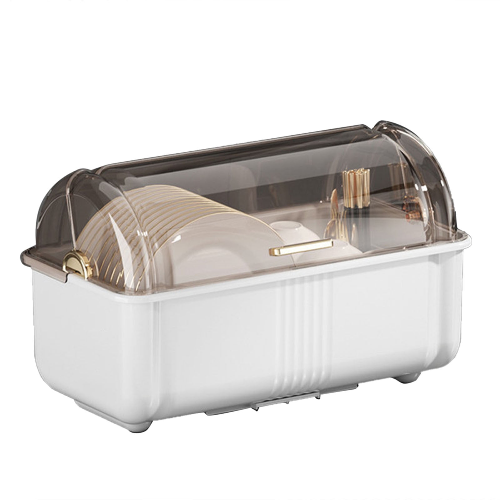 Plate Cup Dish Tray Cutlery Dryer Tray Drainer Dish Drying Rack With ...