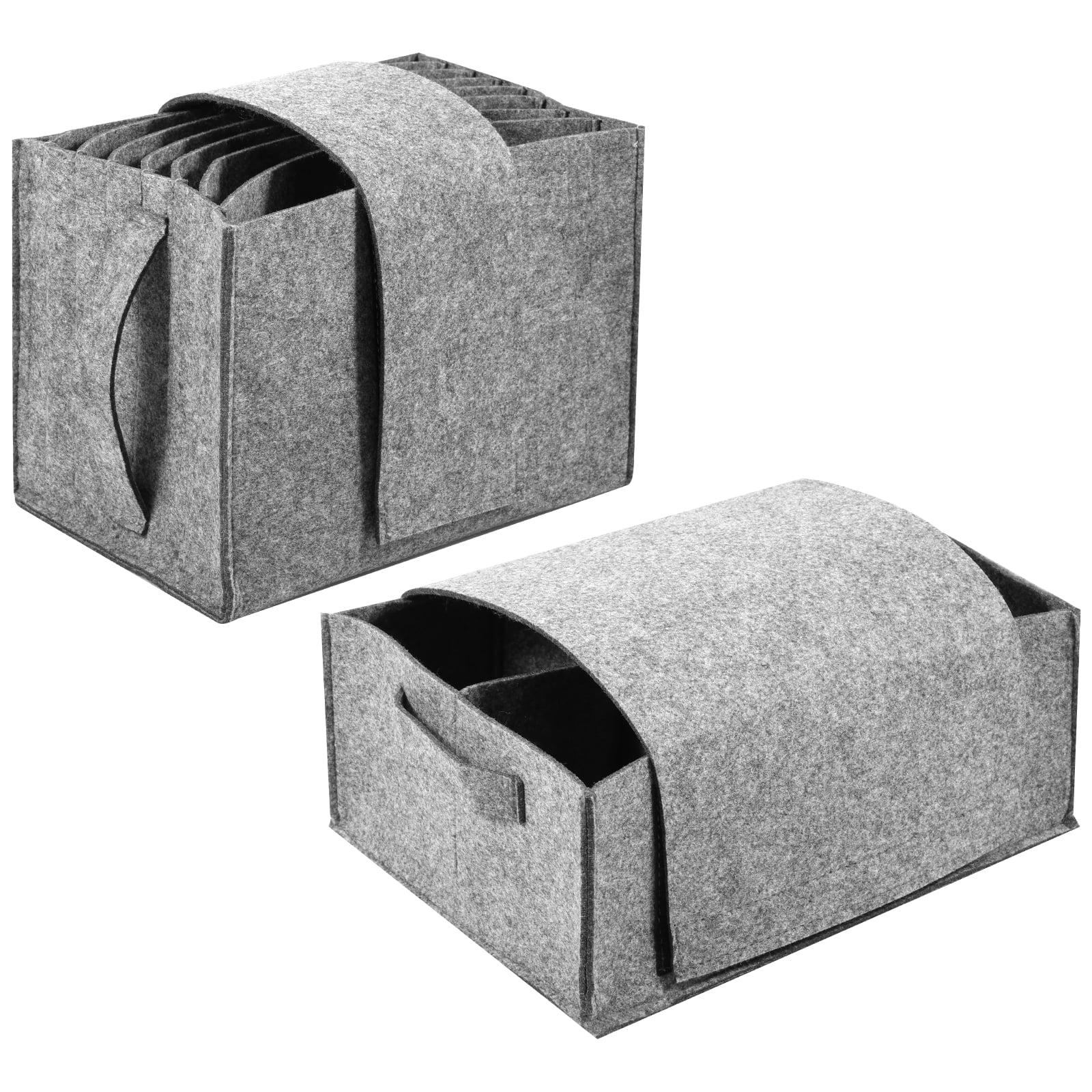 Plate and Cup Storage Felt Plate Storage Containers Camping Kitchen ...