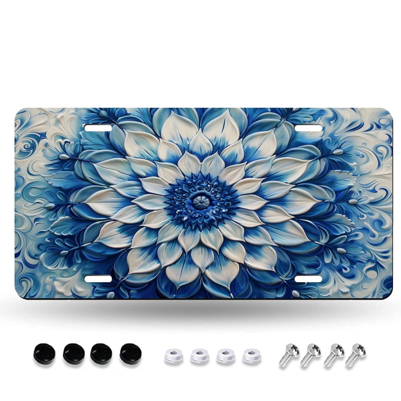 Plate Frame, Decorative Rust-Proof Stainless Steel License Plate ...