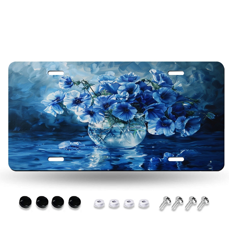 Plate Frame, Decorative Rust-Proof Stainless Steel License Plate ...