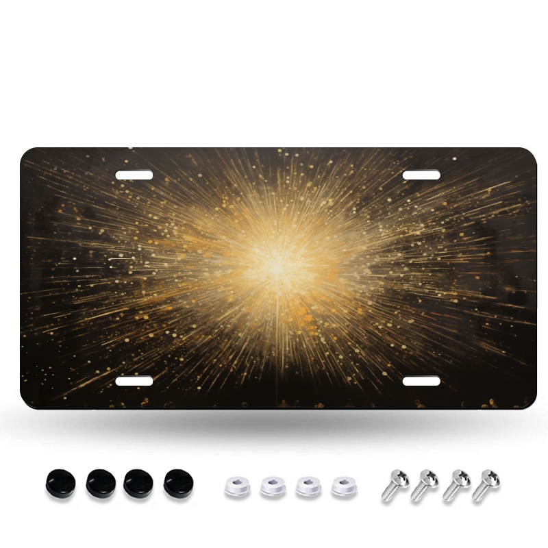 Plate Frame, Decorative Rust-Proof Stainless Steel License Plate ...
