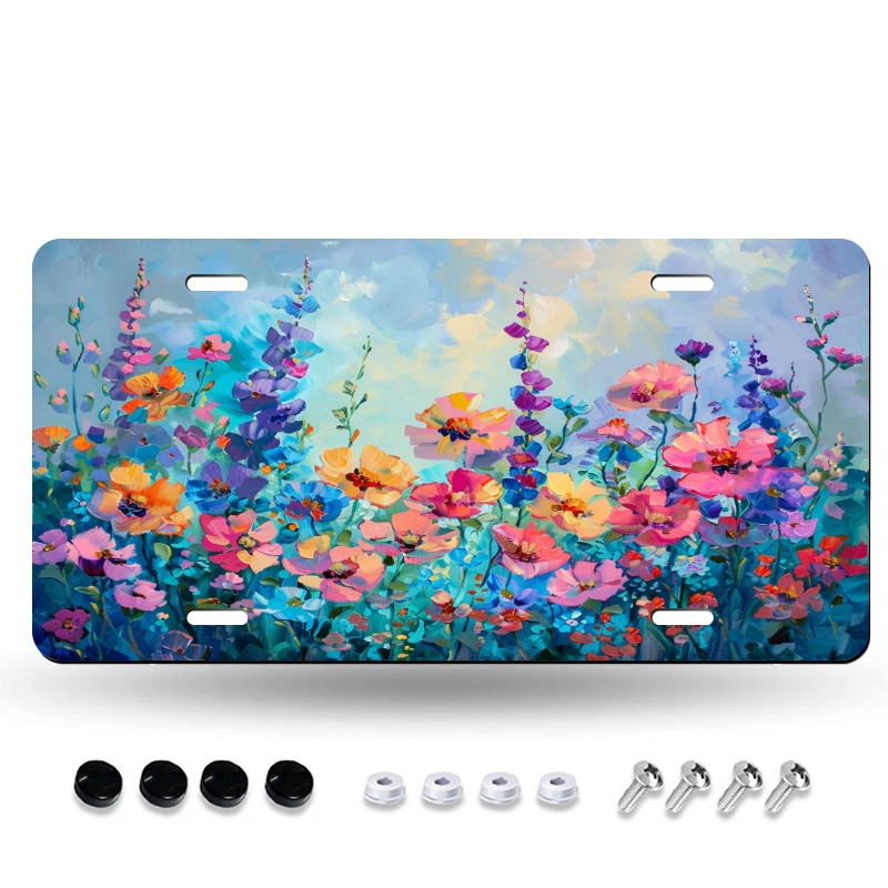 Plate Frame, Decorative Rust-Proof Stainless Steel License Plate ...