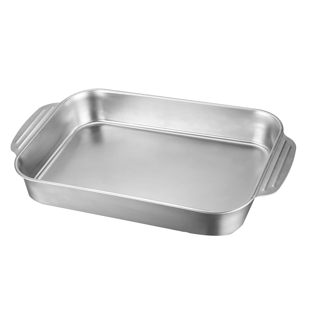 Plate Grill Pan Tray Griddle Fruit Stove Appetizer Stainless Platters ...