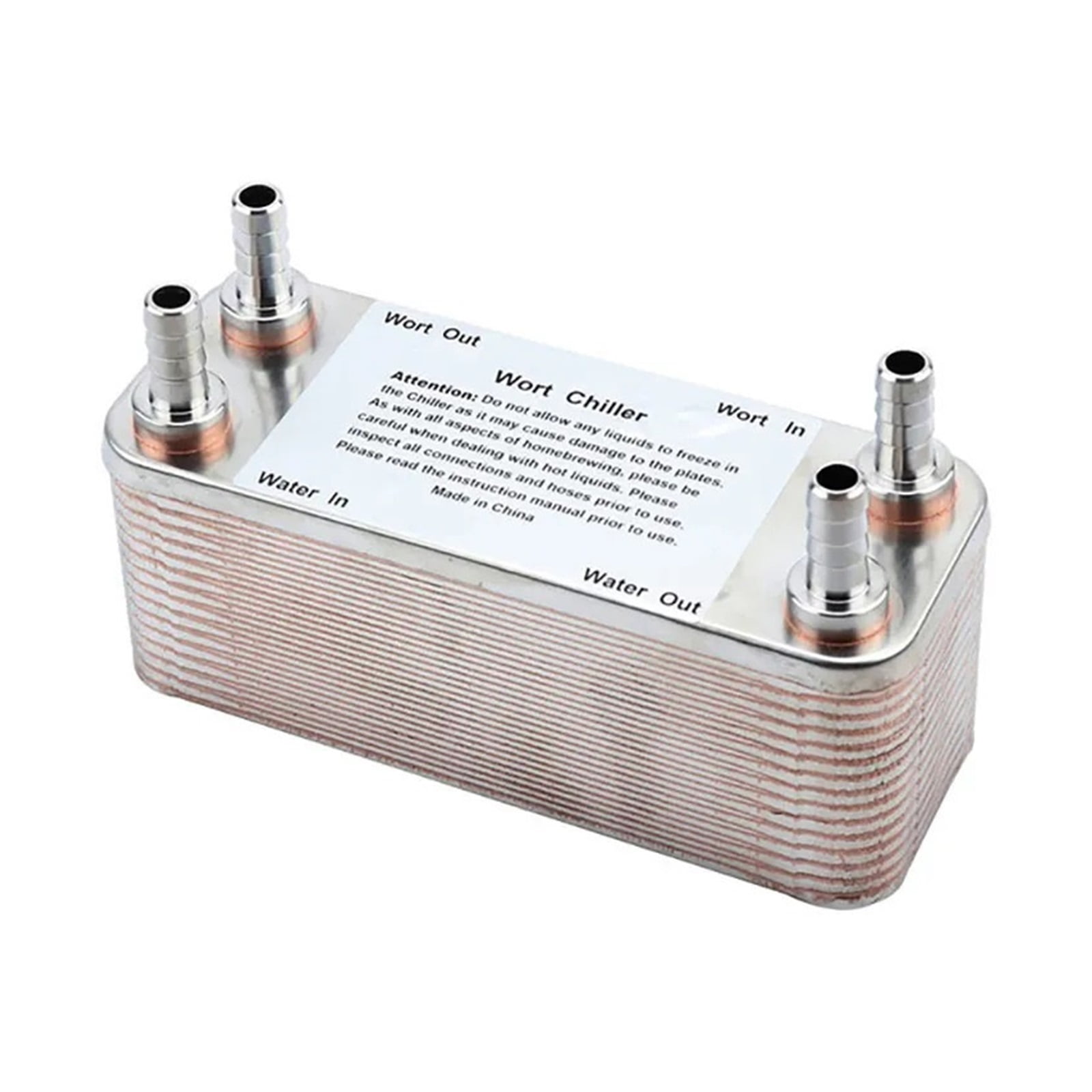 Plate Heat Exchanger Stainless Plate Wort Chiller, 30 Plates Brewing ...