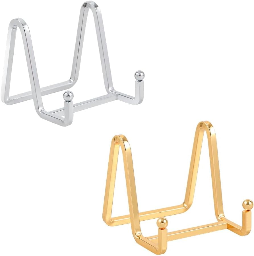 Plate Holder Display Stand Bundle Set - 3 Inch Small Plate Stands for ...